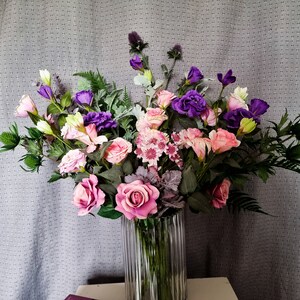 Artificial Silk Floral Display - Etsy
