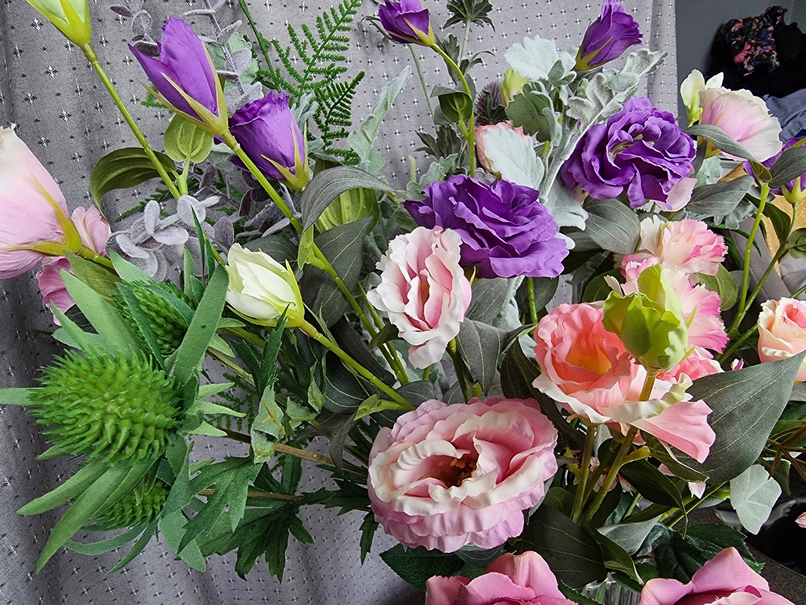 Artificial Silk Floral Display - Etsy