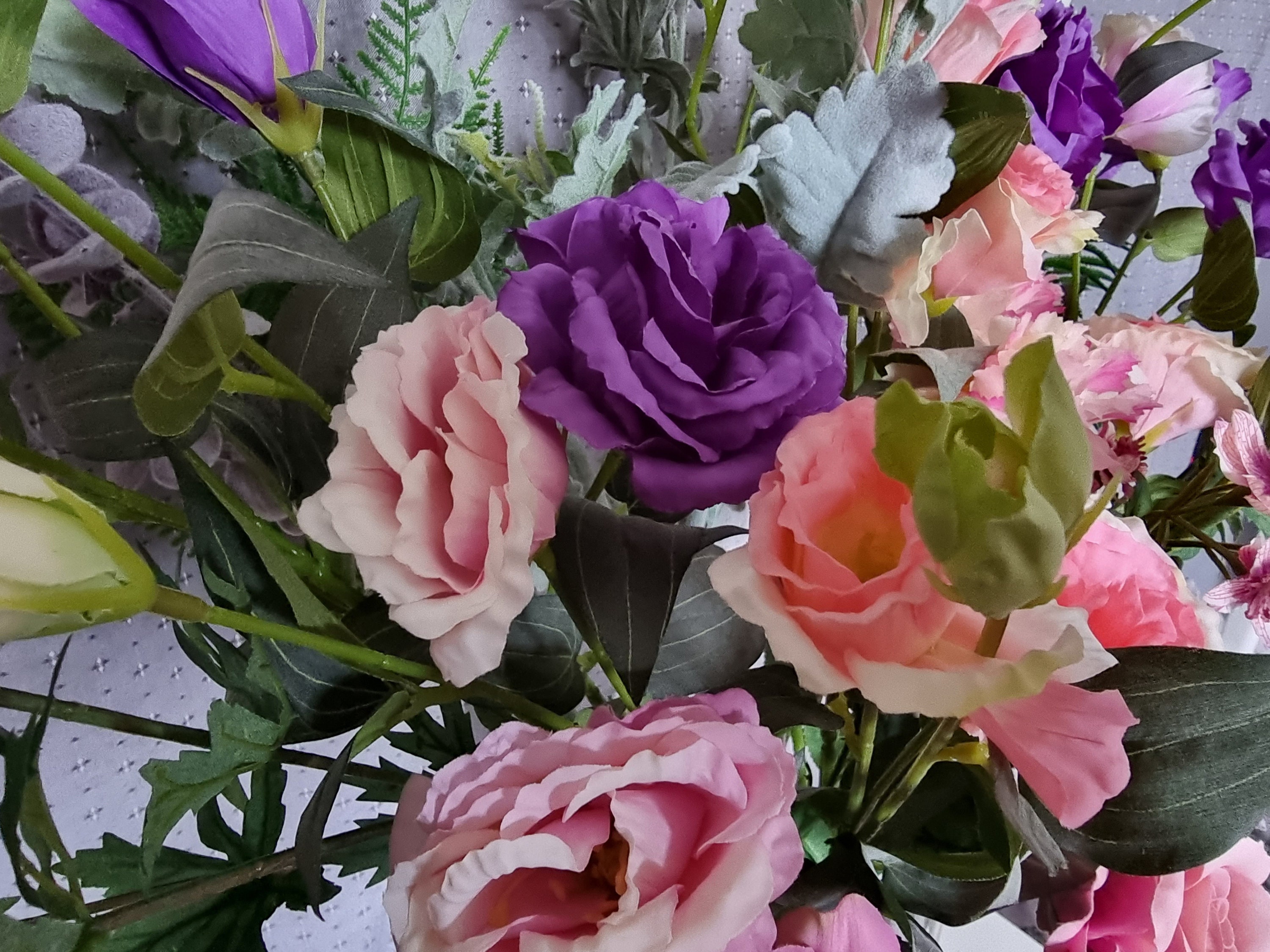 Artificial Silk Floral Display - Etsy