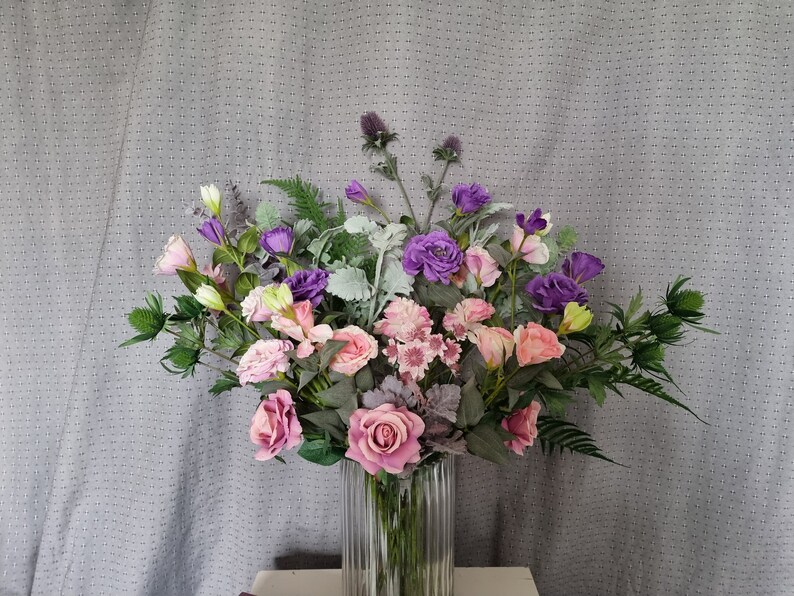 Artificial Silk Floral Display - Etsy