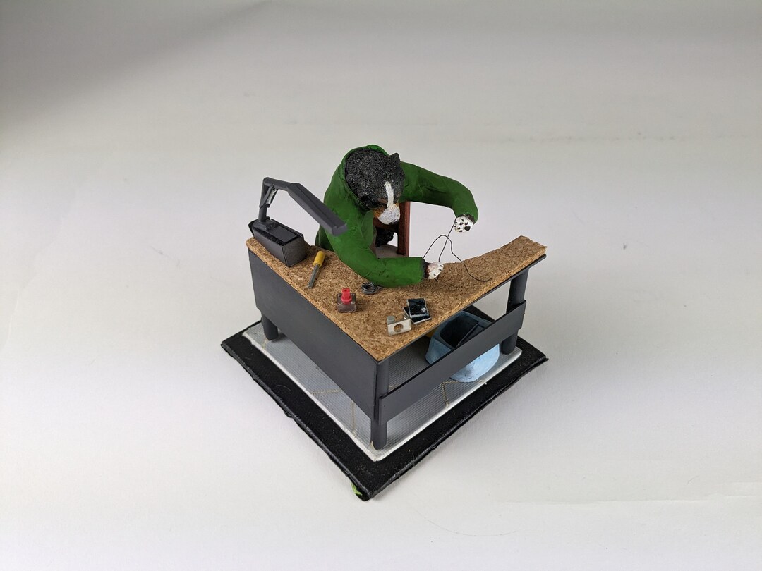 Dog Diorama Model Parcel for Mr Tibbles - Etsy