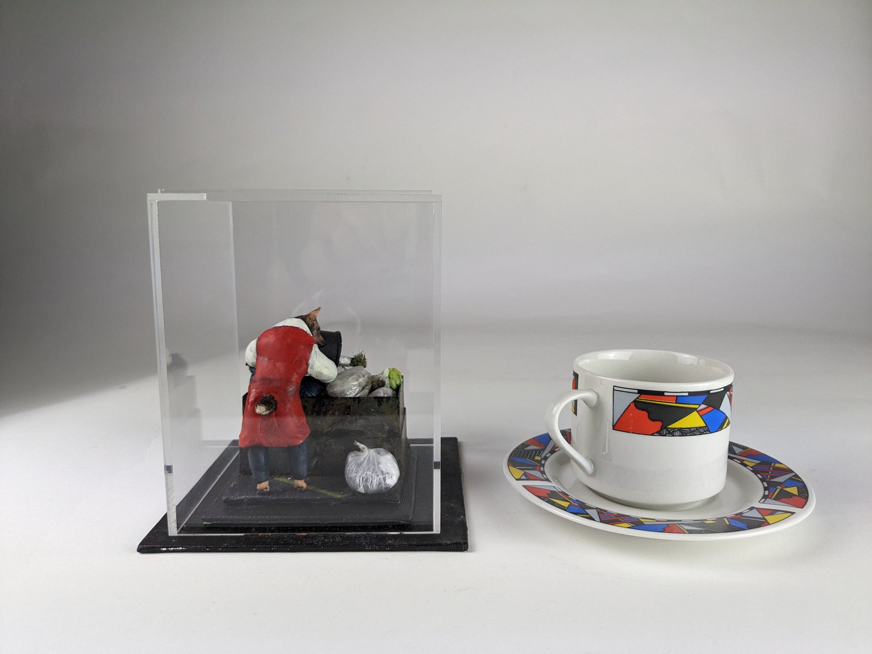 Dog Diorama Model the Remains of the Day - Etsy