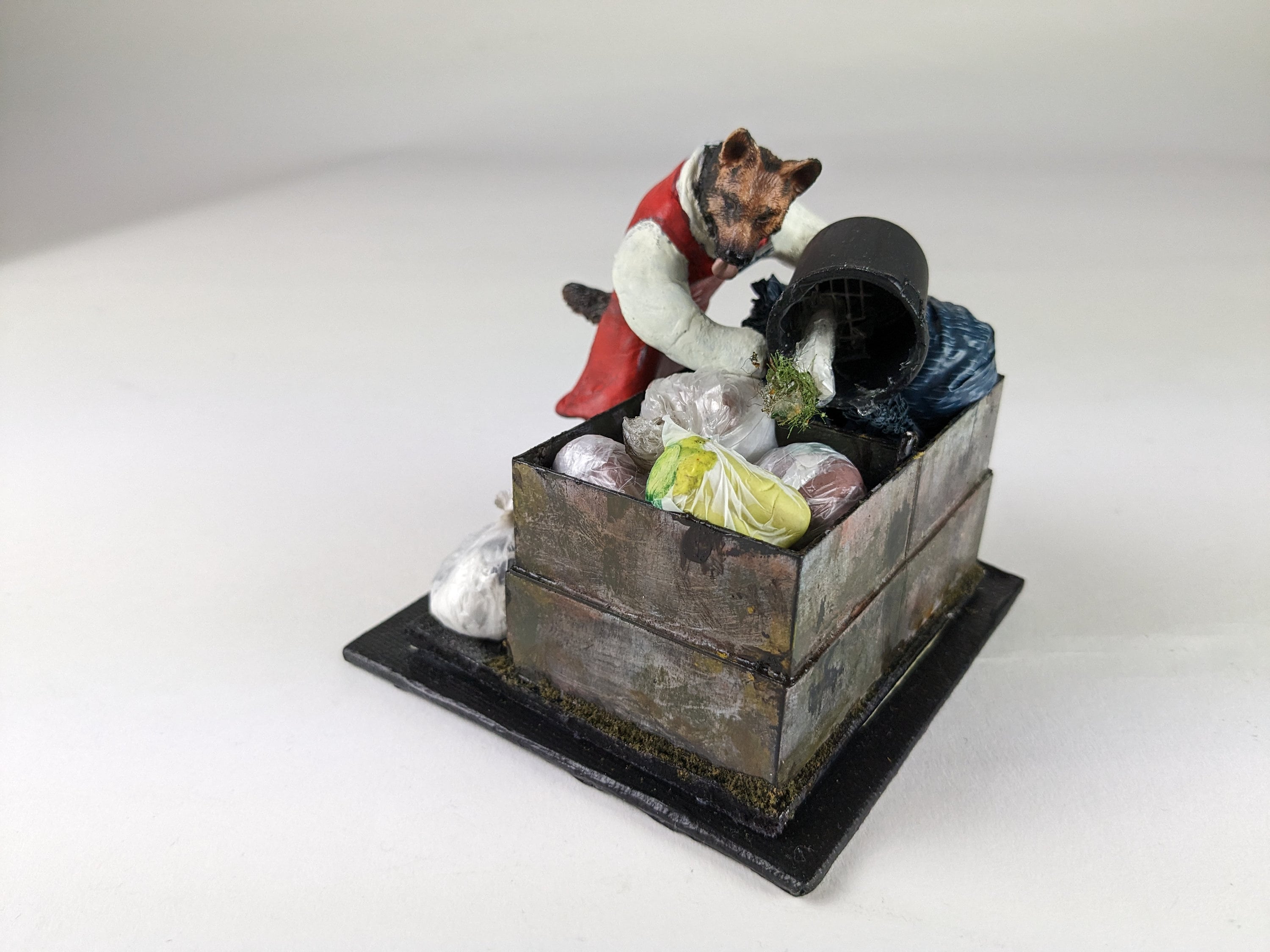 Dog Diorama Model the Remains of the Day - Etsy