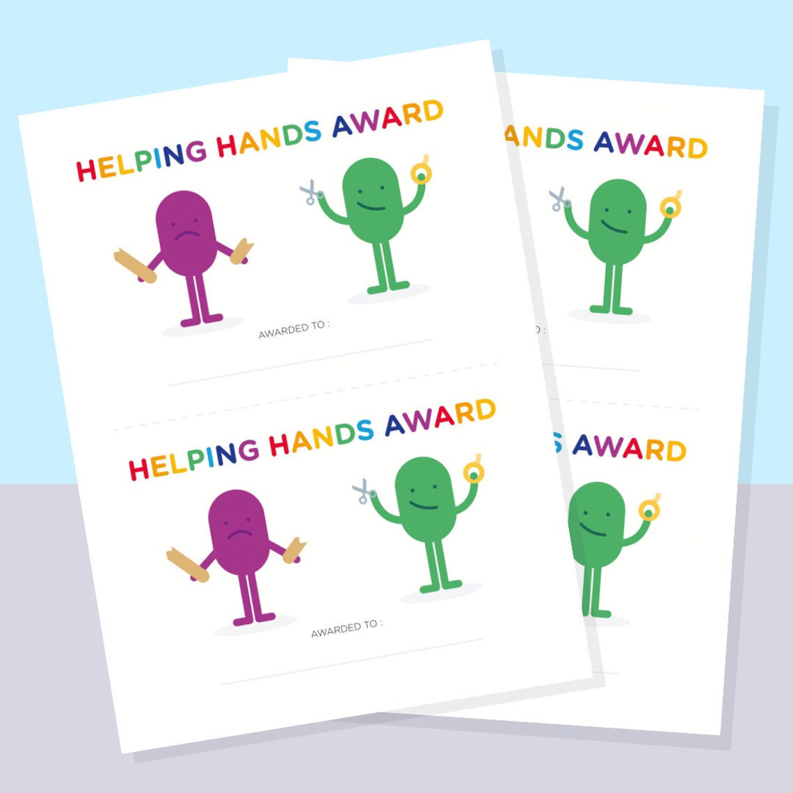 Star Helper Kindness Award Printable Certificate - Instant Download ...