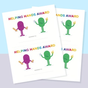 Star Helper Kindness Award Printable Certificate - Instant Download ...