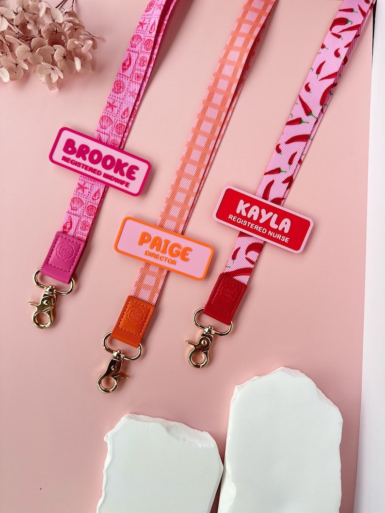 Personalized Glitter Name Badge: Teacher, Nurse, Doctor 3D Printed ...