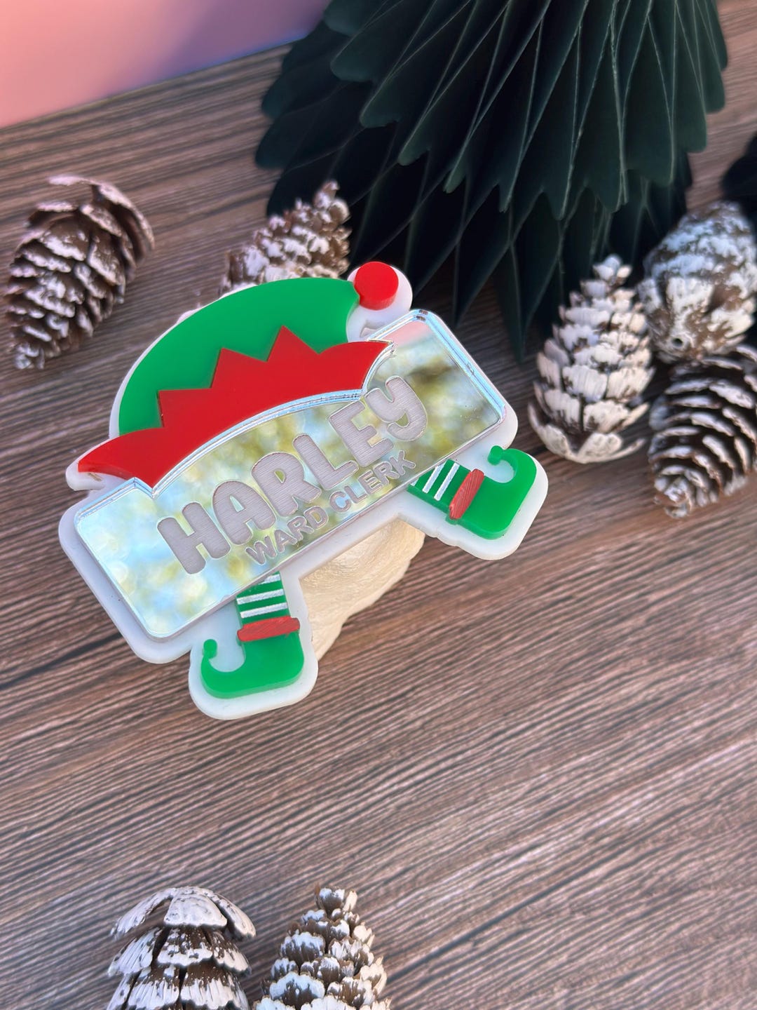 Christmas Elf Name Badge | Name Badges | Educator | Nurse | Doctor ...