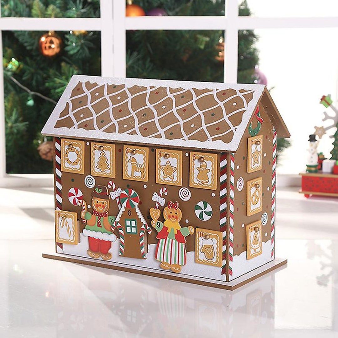 Gingerbread House Fill Your Own Christmas Advent Calendar Countdown to ...