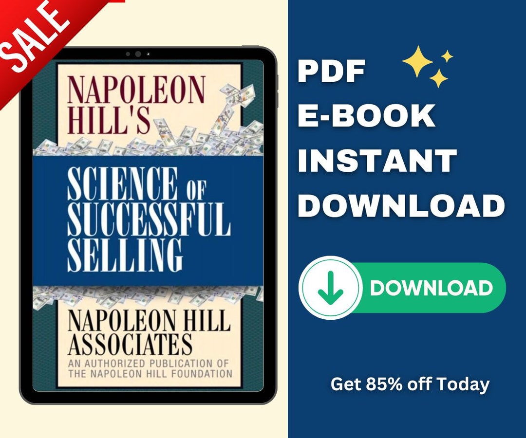 Science of Successful Selling by Napoleon Hill - Etsy