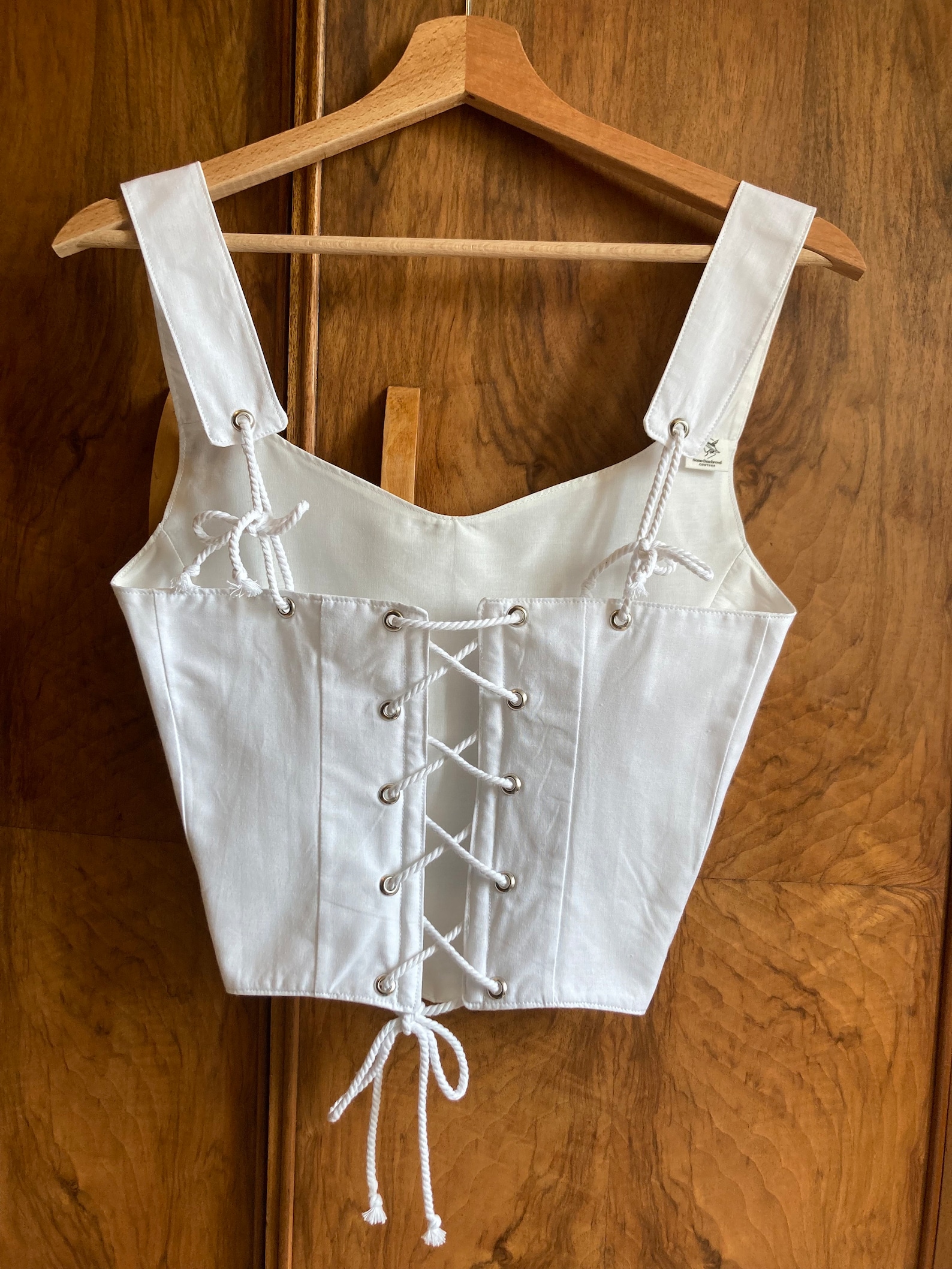 White Lacing Corset Top - Etsy