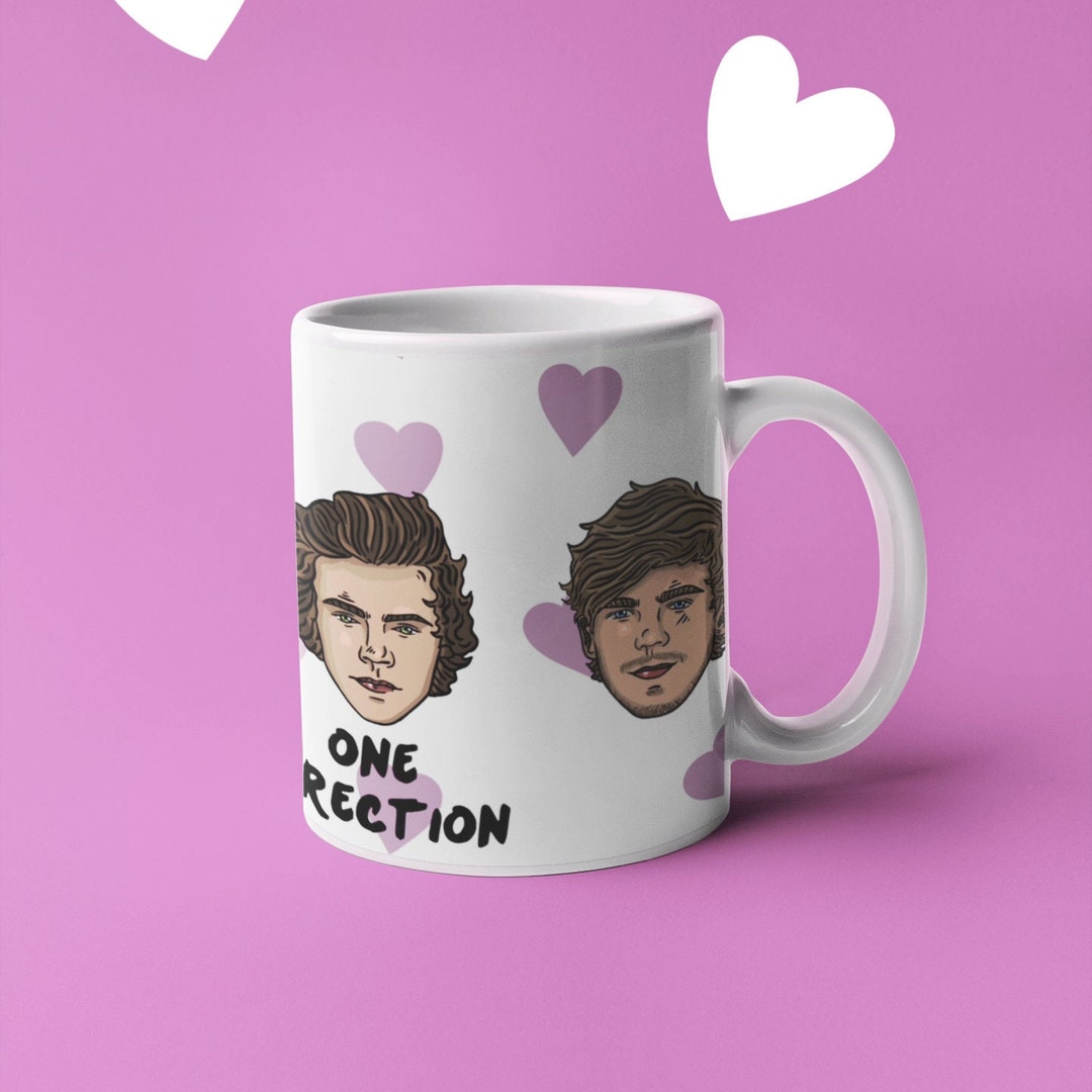 One Direction Heart Mug Coaster - Etsy UK