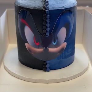 Sonic/shadow Cake Topper - Etsy