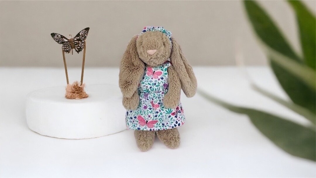 Jellycat Sized Butterfly Dress and Matching Hairband Set Small/medium ...