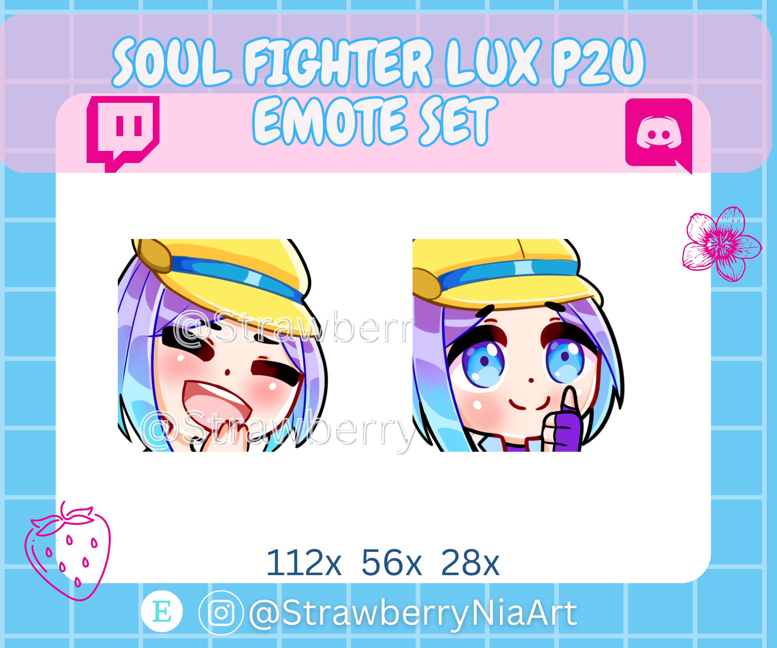 Lux Emote Pack/ League of Legends Emote Set/ Twitch Discord Emotes ...