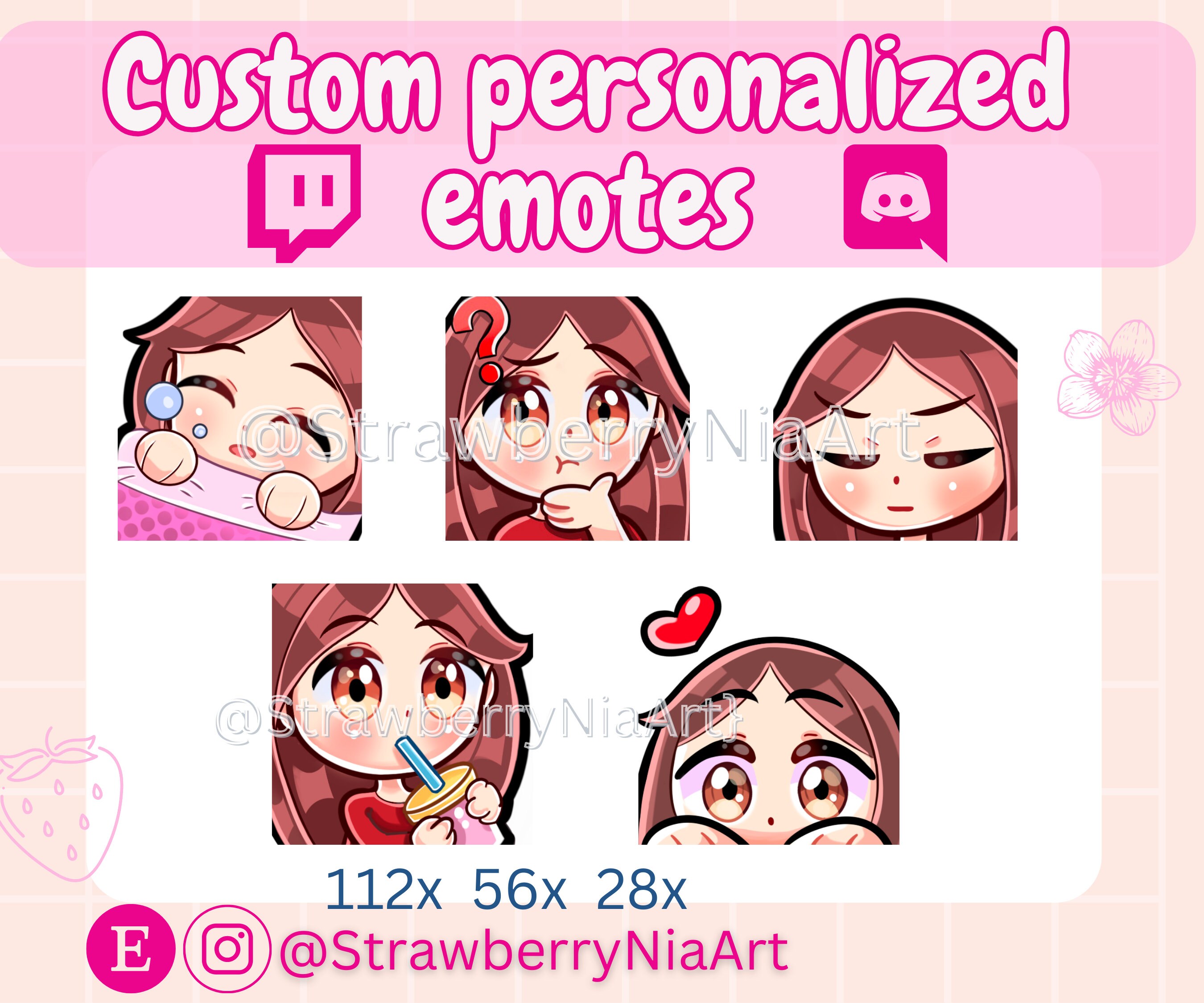 Personalized Emotes, Custom Emotes, Discord Emotes, Twitch Emotes for ...