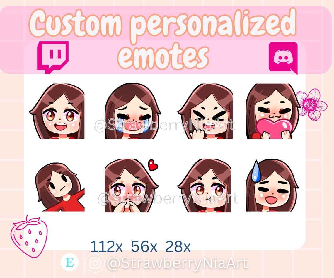Personalized Emotes, Custom Emotes, Discord Emotes, Twitch Emotes for ...