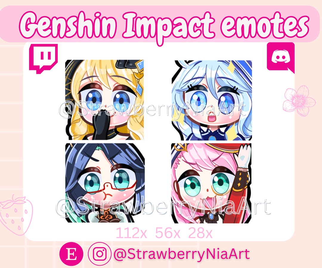 Genshin Impact Emote Pack/ Furina Navia Xianyun Charlotte Emotes ...