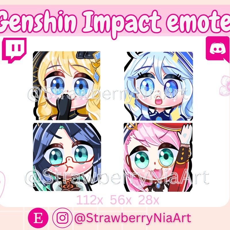 Furina Stickers - Etsy