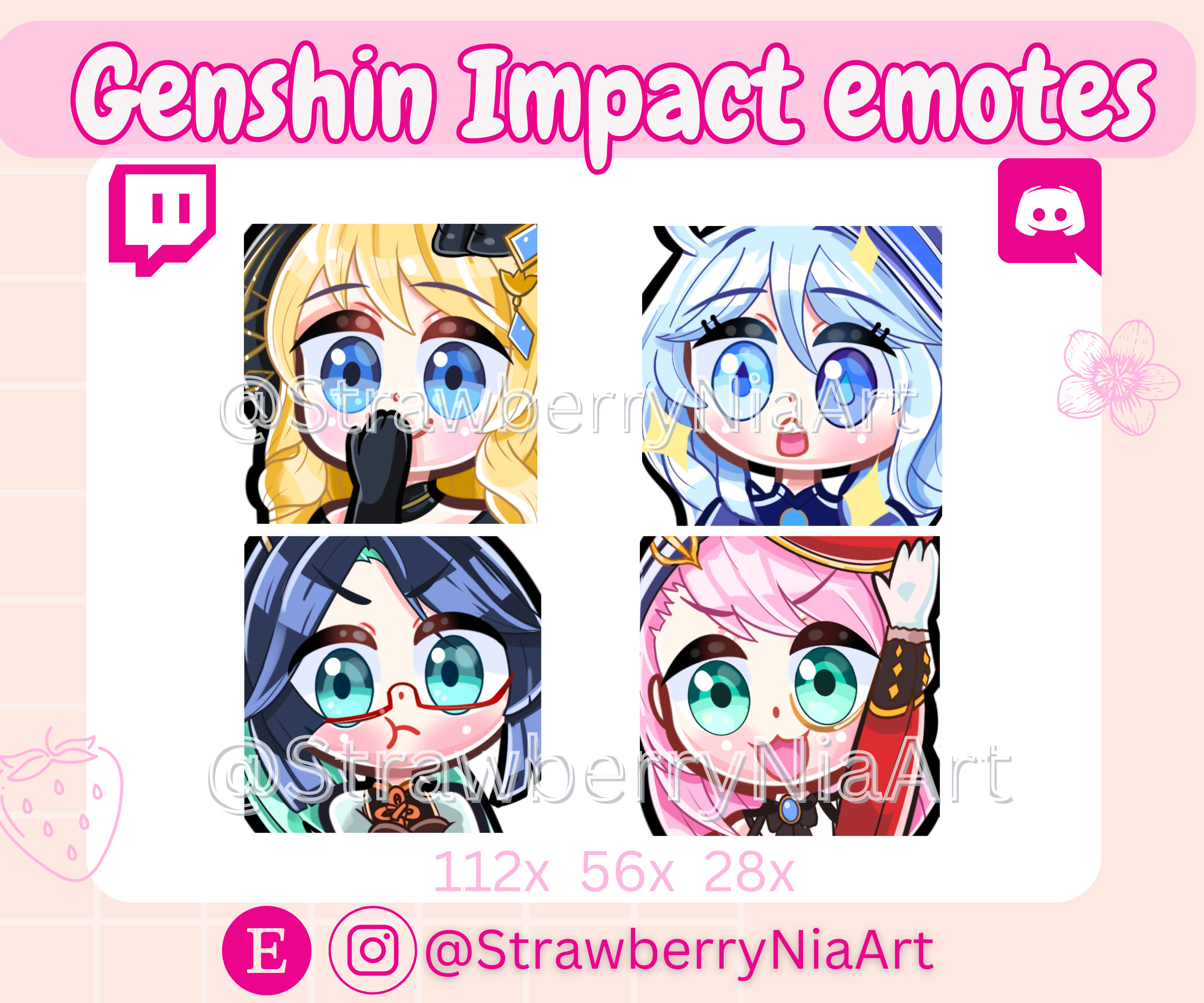 Genshin Impact Emote Pack/ Furina Navia Xianyun Charlotte Emotes ...