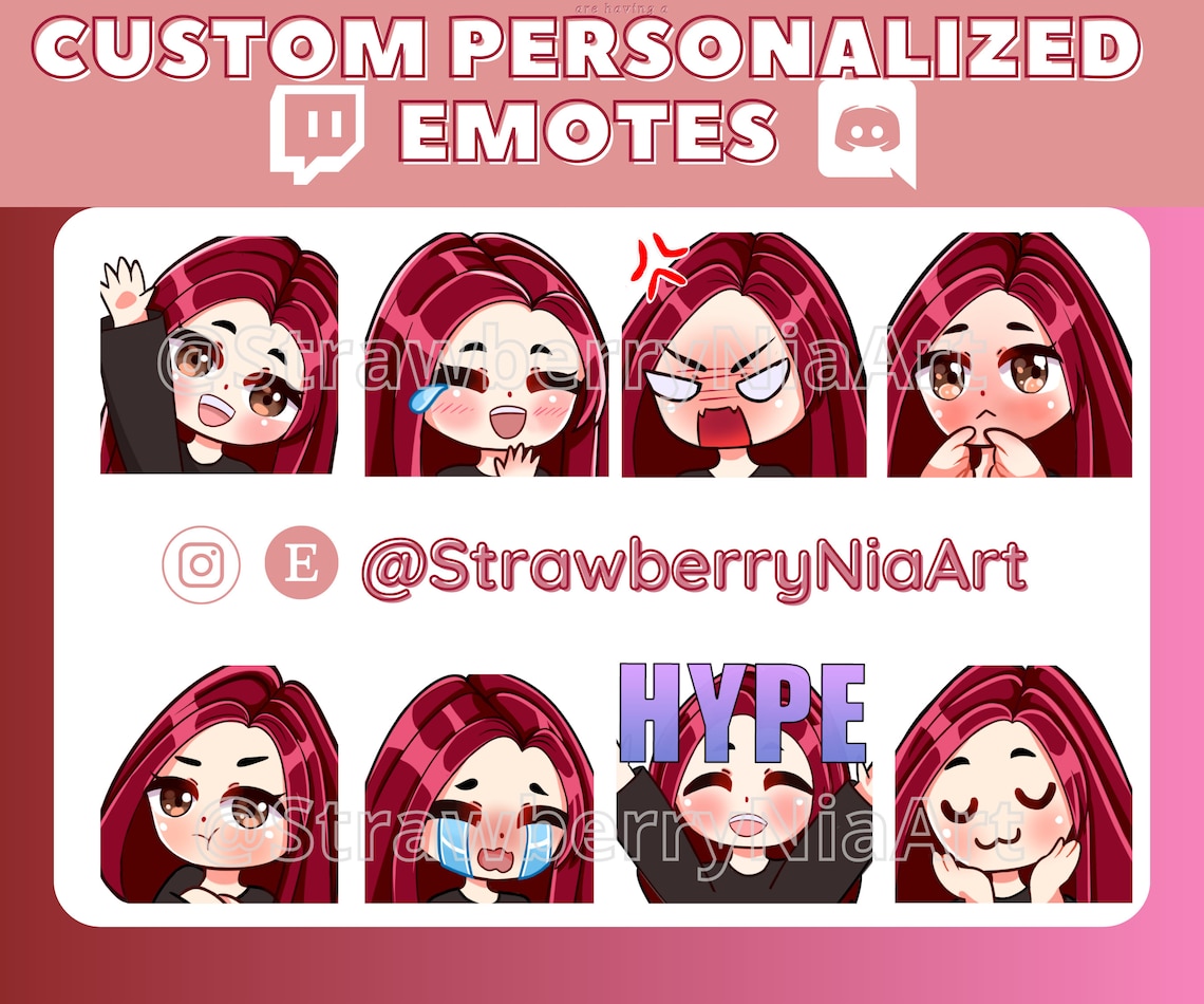 Personalized Emotes, Custom Emotes, Discord Emotes, Twitch Emotes for ...
