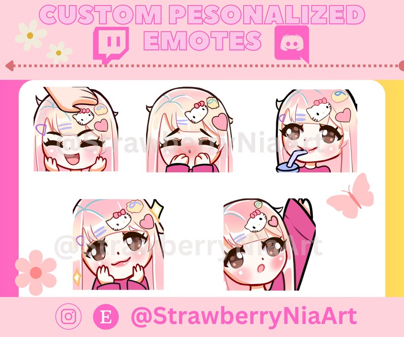 Personalized Emotes, Custom Emotes, Discord Emotes, Twitch Emotes for ...