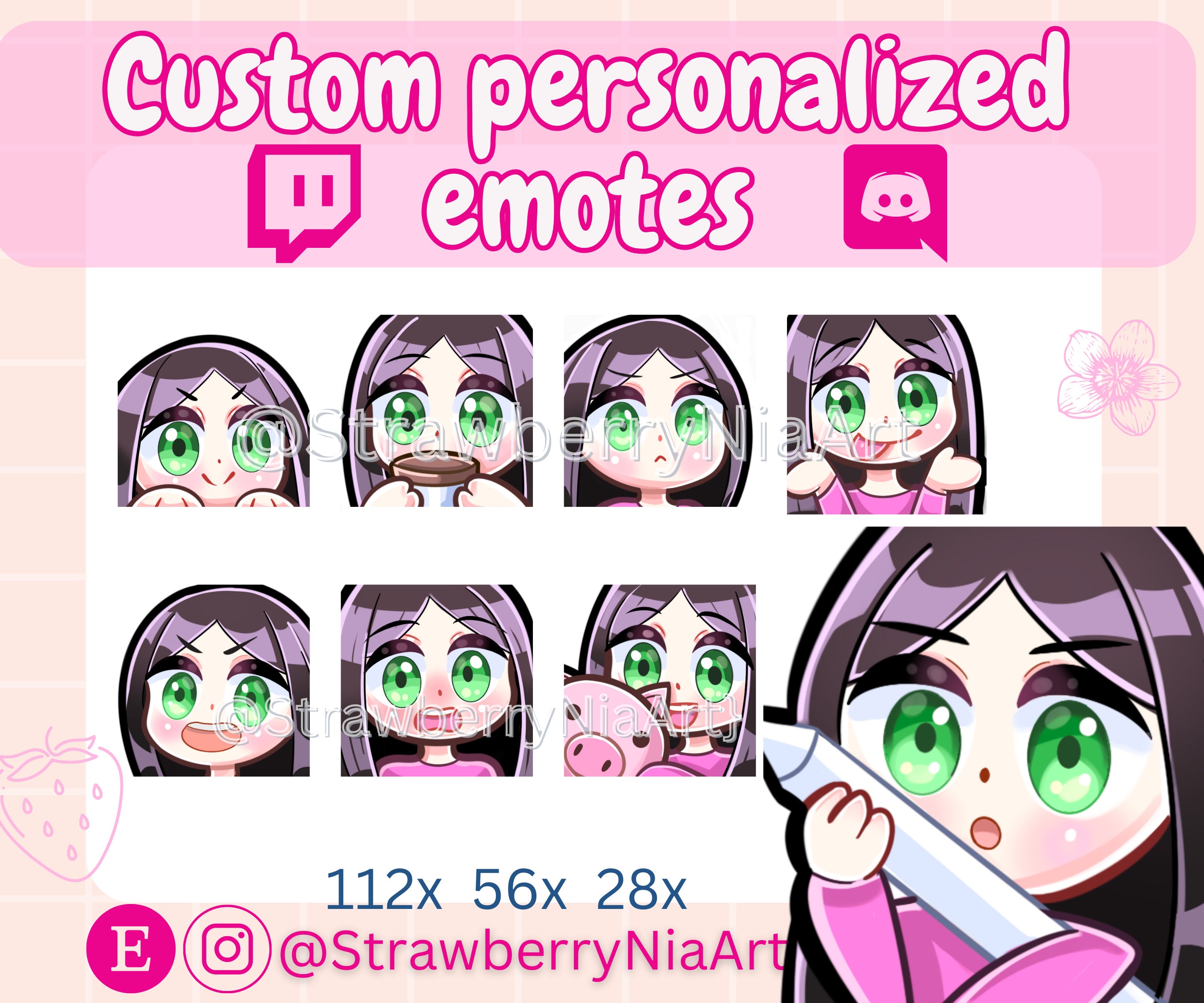 Personalized Emotes, Custom Emotes, Discord Emotes, Twitch Emotes for ...