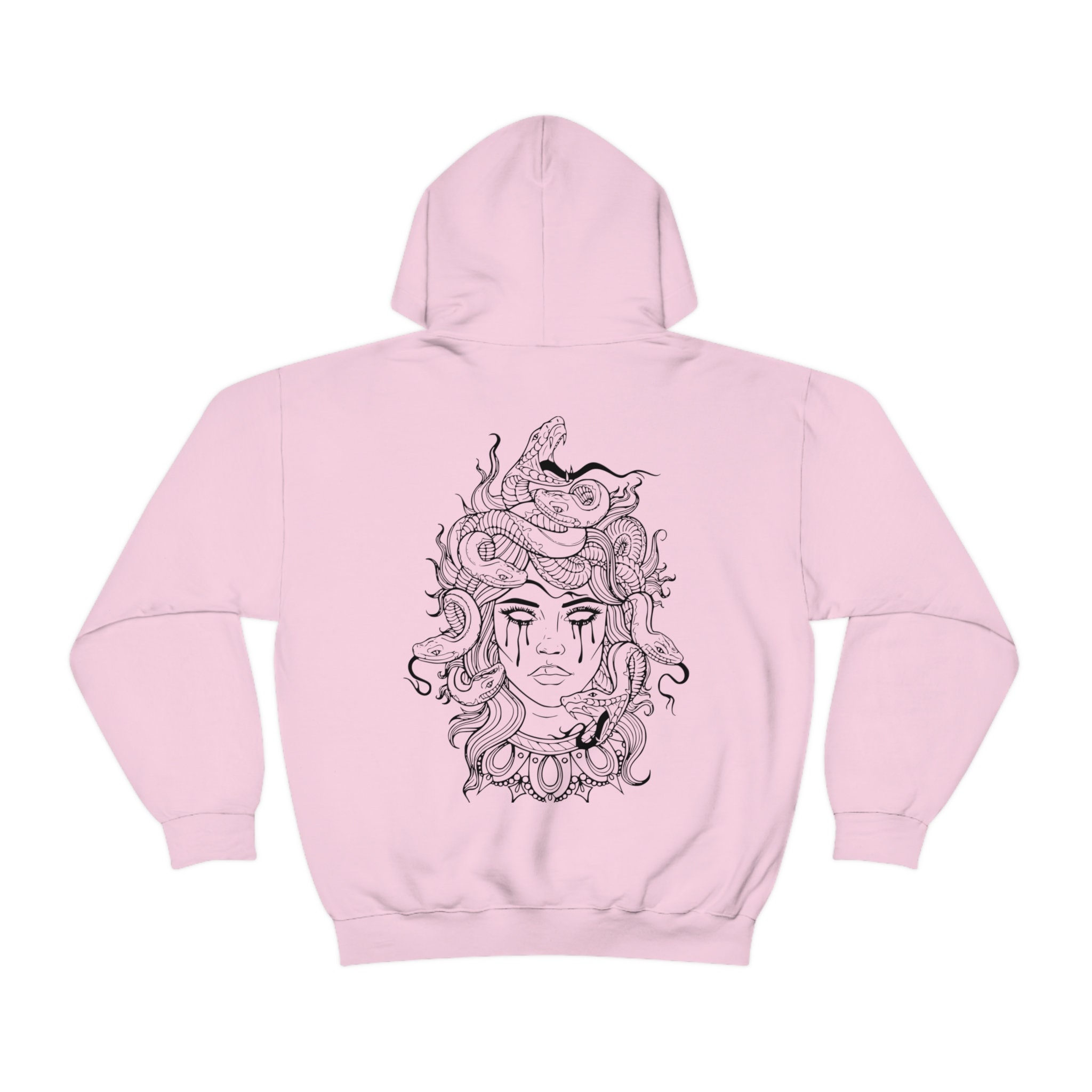 Another Medusa Snake Face Unisex Pullover Hoodie Goddess Medusa Hoodie Greek Mythology Hoodie ...
