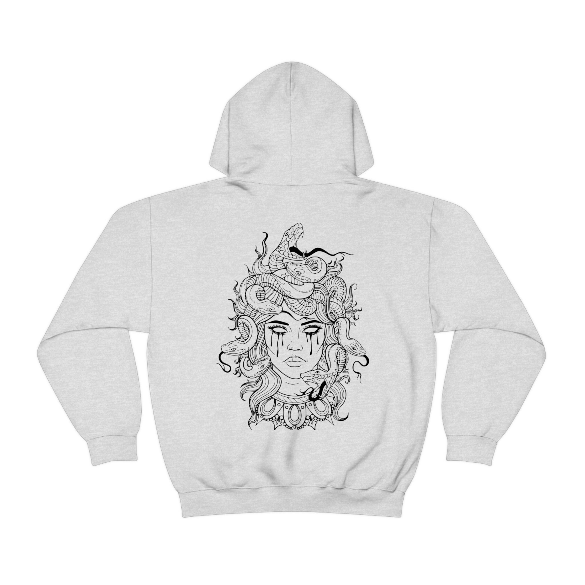 Another Medusa Snake Face Unisex Pullover Hoodie Goddess Medusa Hoodie ...