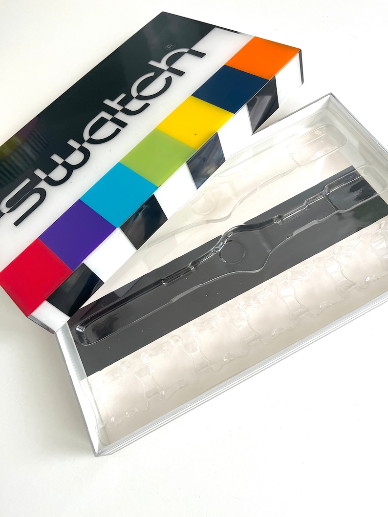 Original Swatch Color Codes Box - to Store Two Swatch Gents and Your ...