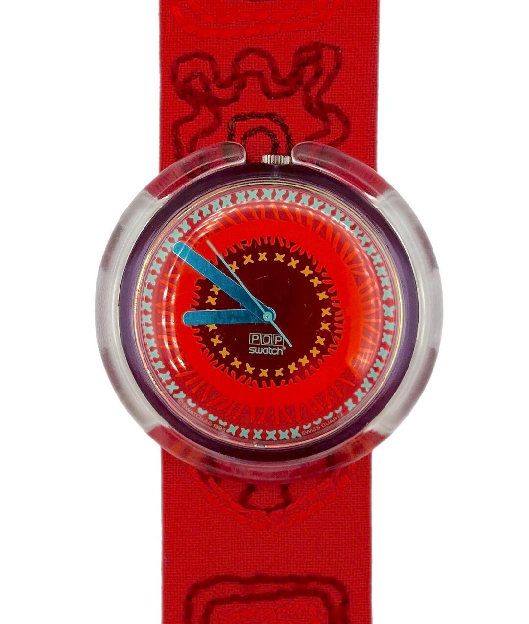 Vintage 1994 Pop-swatch SARONG PWV100 - 39 Mm - Running With New ...