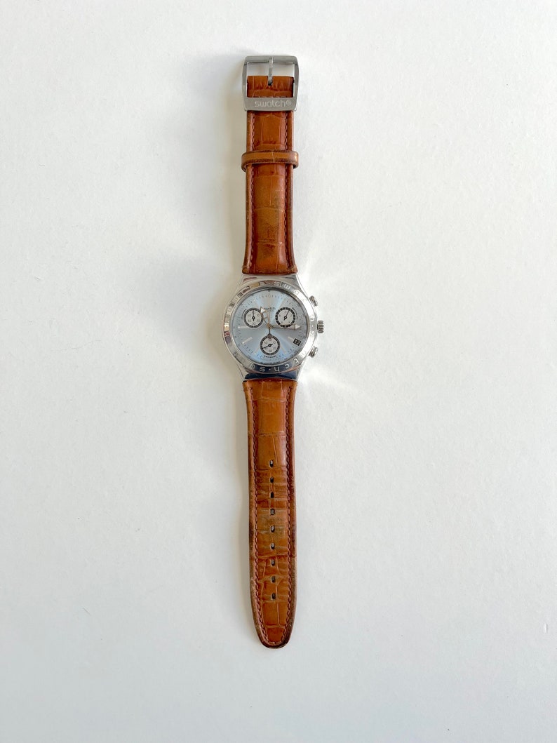 Vintage Swatch Irony Chrono NEW WHEELING YCS408C - Good Running ...