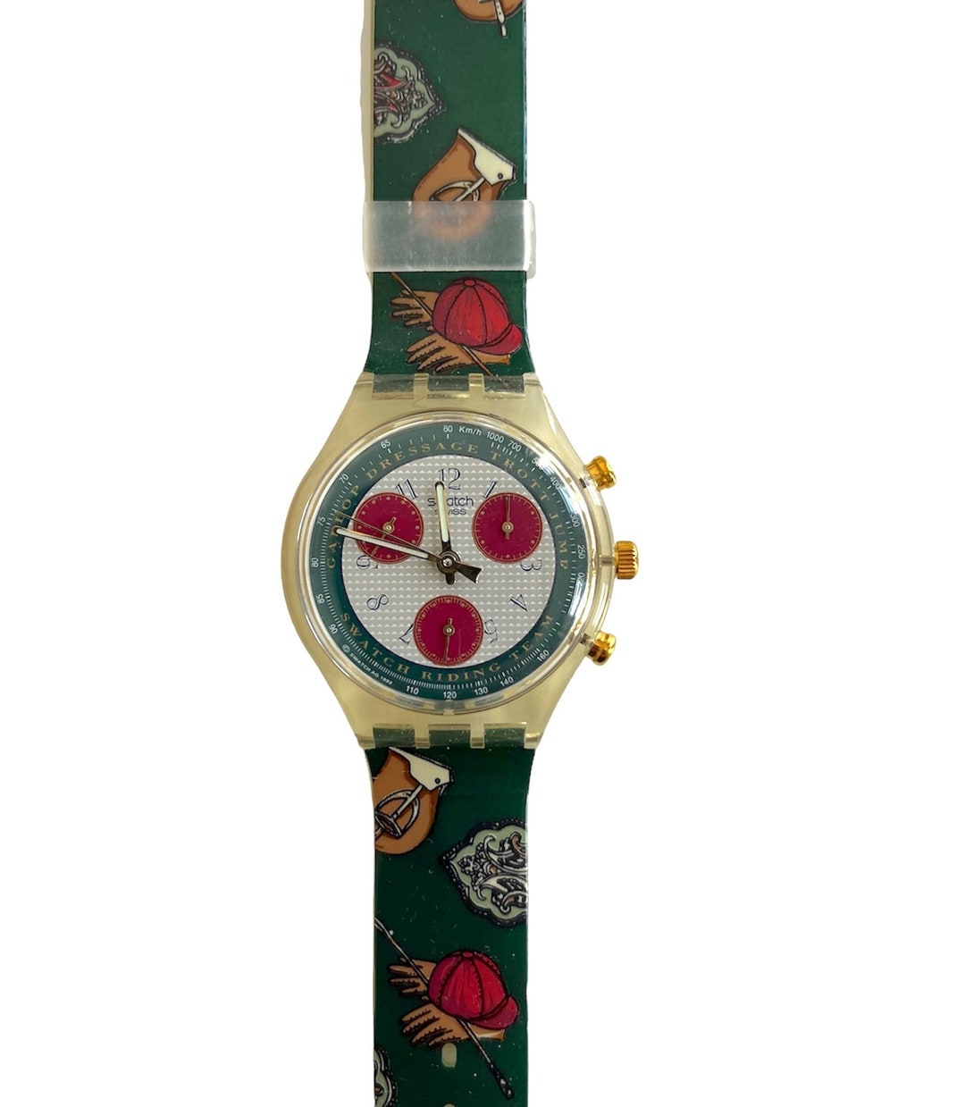 Swatch 1993 Vintage Chrono RIDING STAR SCK102 - New Unworn Condition ...