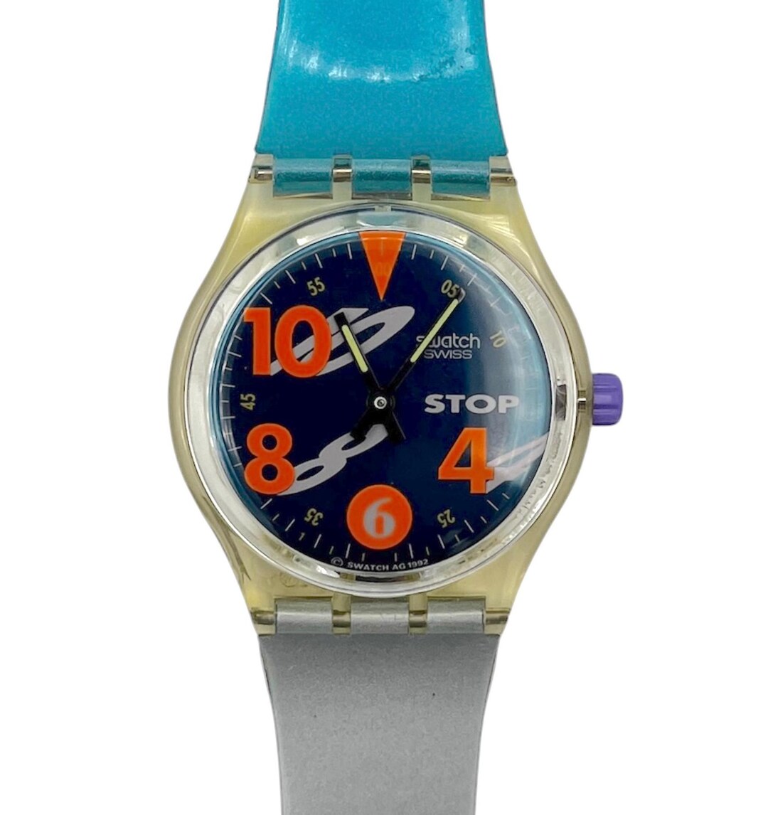 Vintage Swatch Stop Watch COFFEE BREAK SSK100 - New in Box - New ...