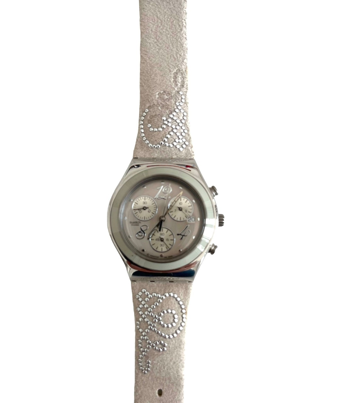 New in Box Swatch Irony Mid Chrono MAGIC AFFECTION YMS412 All Functions ...