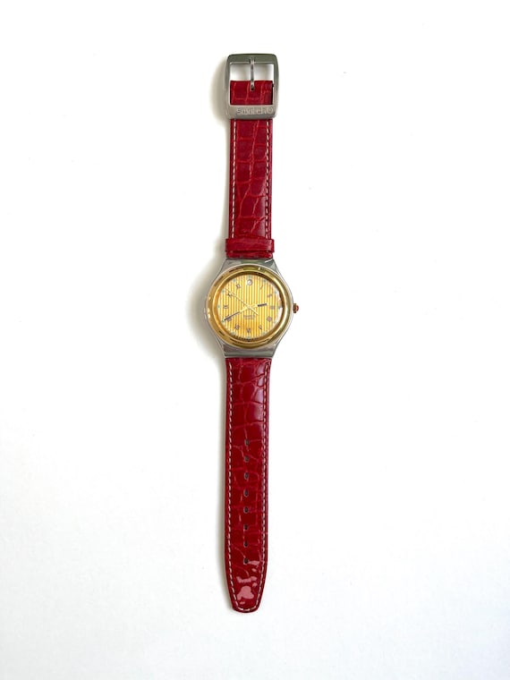 vintage 1994 Swatch Irony Big CROWNED HEAD YGS402 - u… - Gem