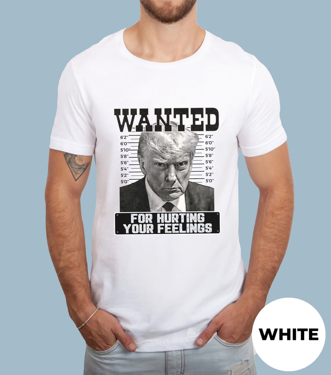 Trump Mugshot Shirt, Republicans 2024 Tshirt, POTUS Mug Shot Tee, Trump ...