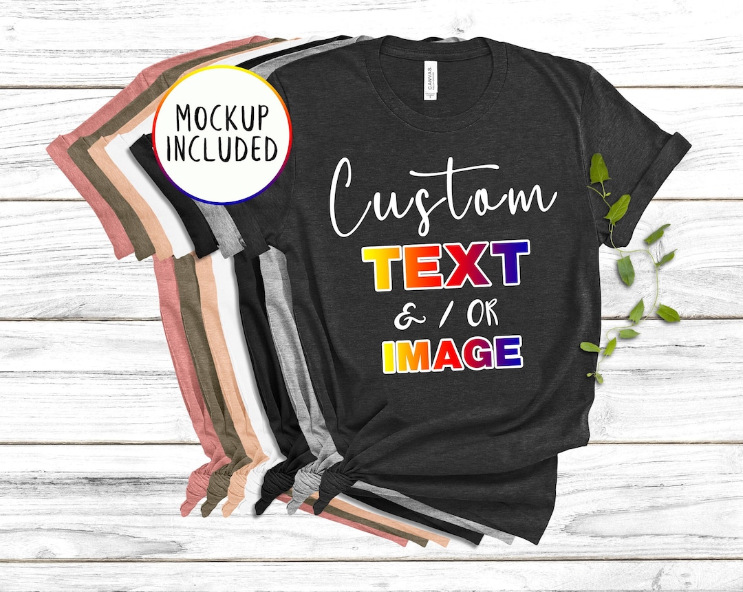 Custom Shirt, Front and Back Custom Tshirt, Custom Soft Tshirt, Custom ...