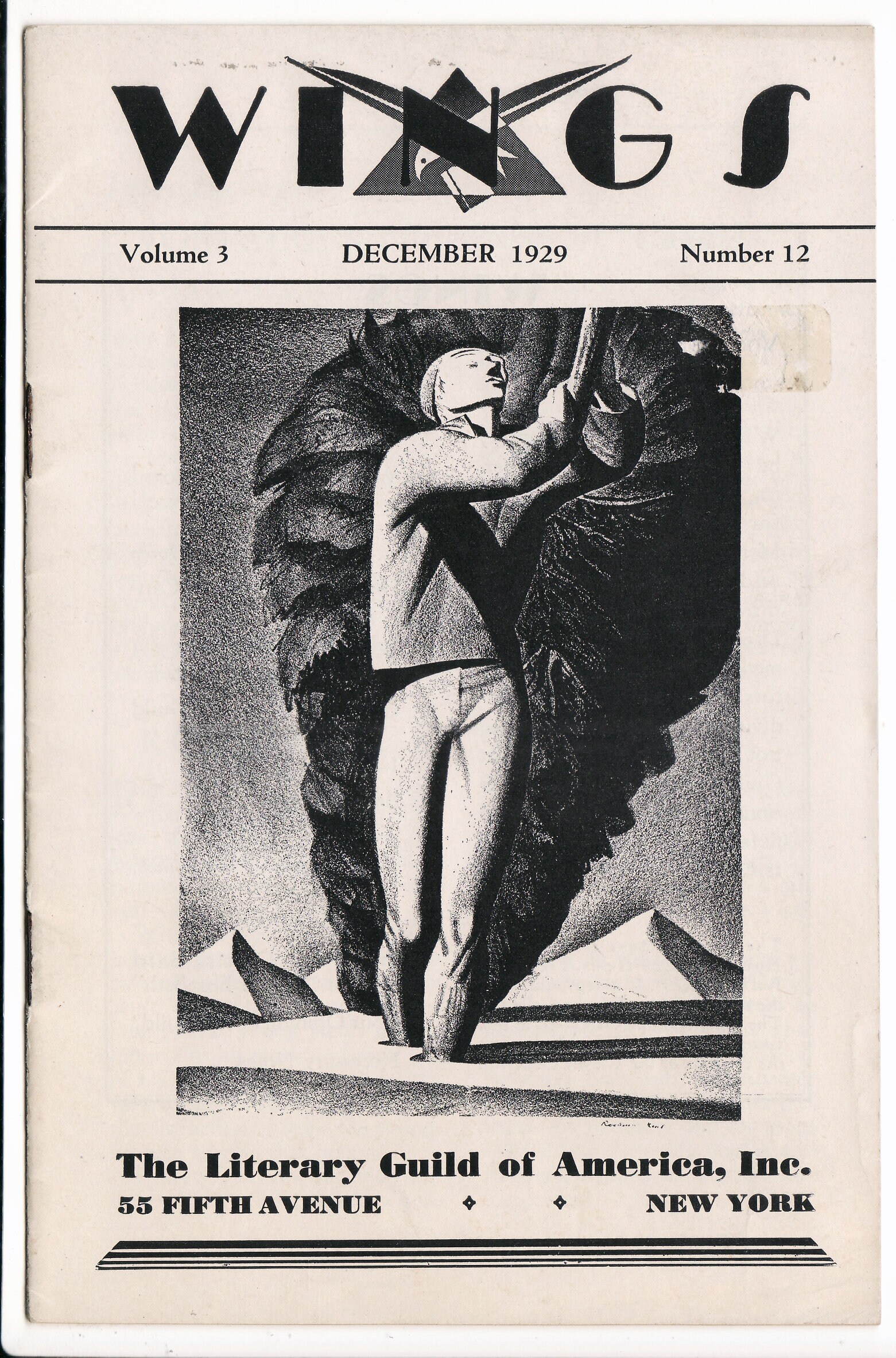 Literary Guild wings Magazines 1929 & 1946 - Etsy