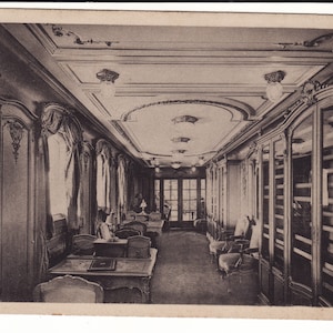 Rare Antique SS France Ocean Liner Postcards - Set of 5 - Etsy