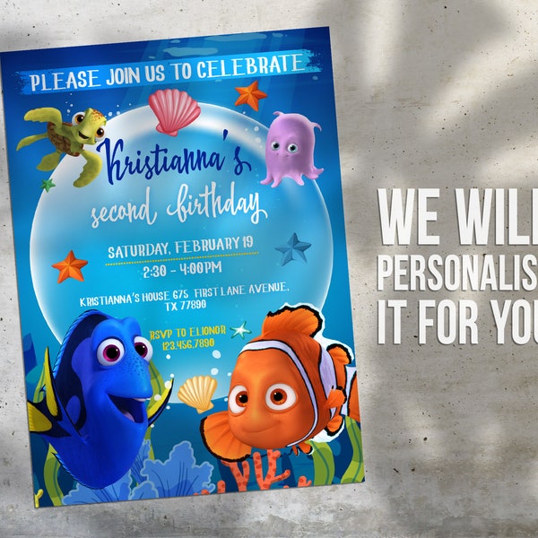 Nemo Birthday - Etsy