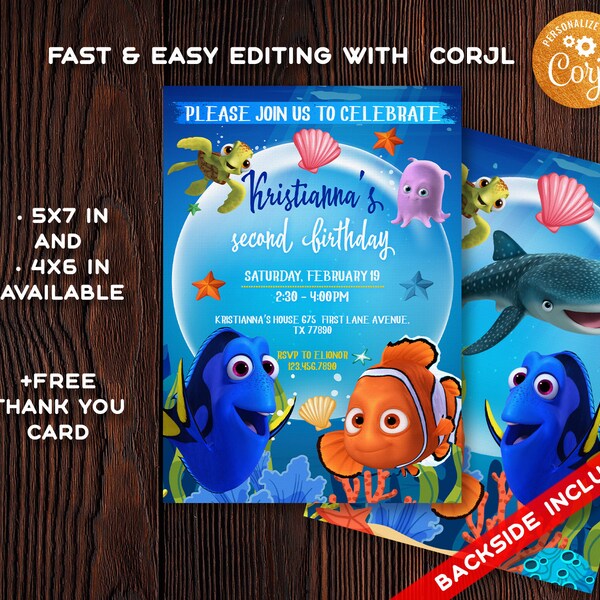 Nemo Birthday - Etsy