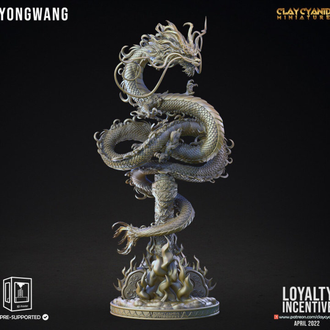 Mythic Dragon: Yongwang Dnd MCDM Pathfinder Starfinder RPG TTRPG ...