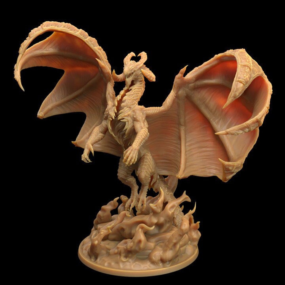 Void Dragon by Clay Cyanide Display/miniature/statue/figurine - Etsy