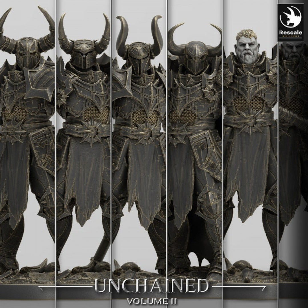 Humanoid: Unchained Commander P2 6 Variants, by Rescale Miniatures ...