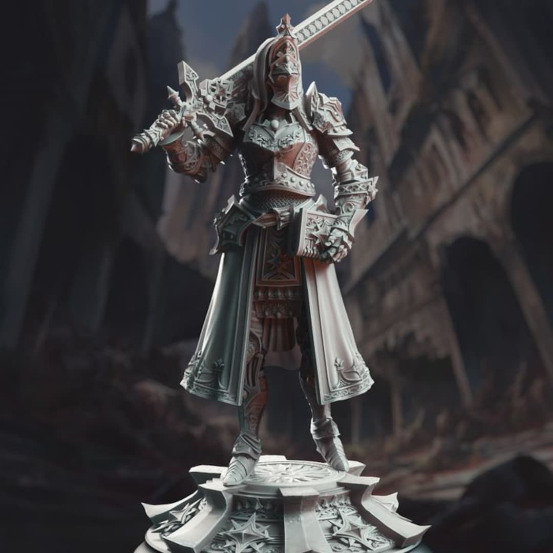 Female Paladin Isolde Dnd Pathfinder Conquest Vengeance Ancients ...