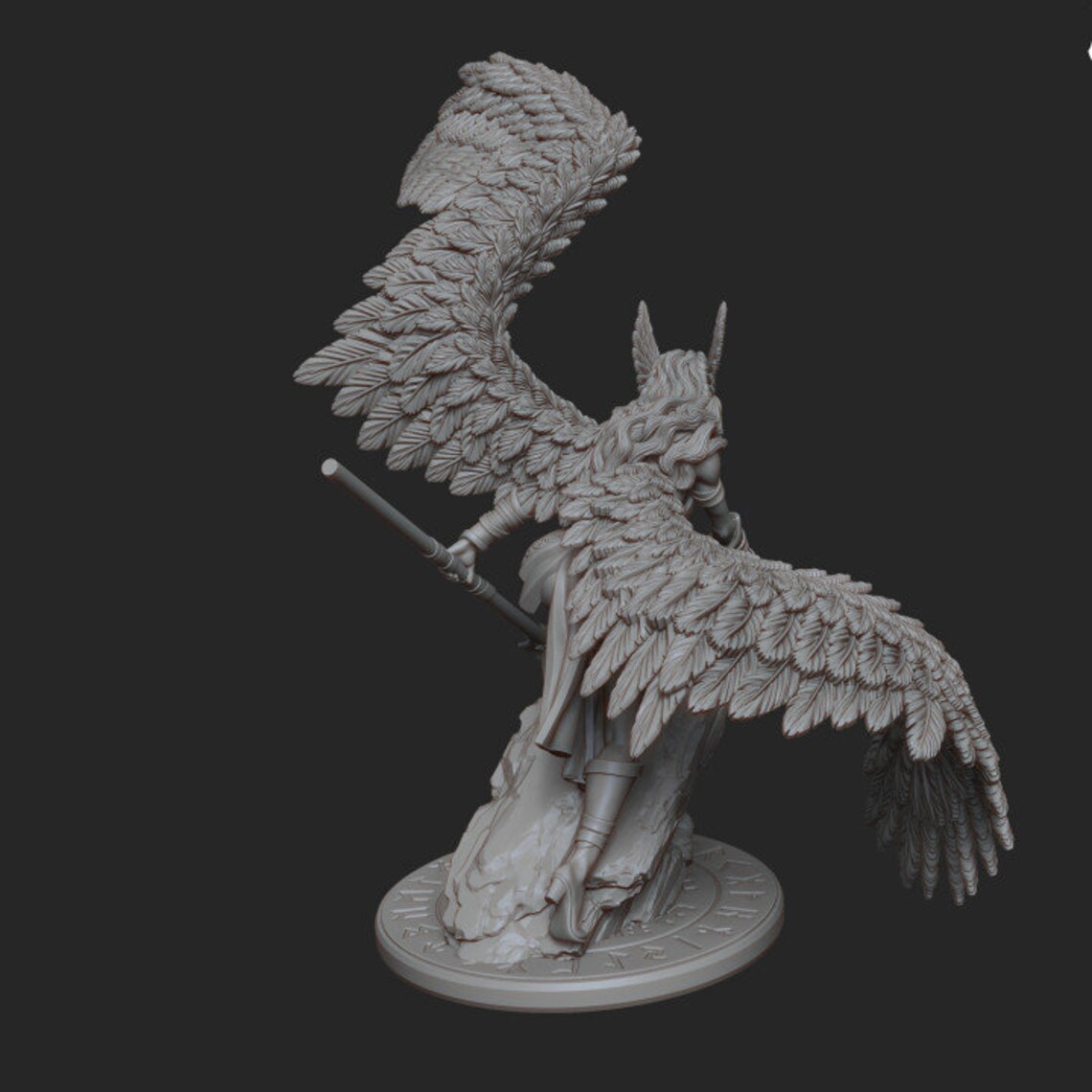 Norse Gods: Valkyrie, by Surt_studios Statue/idol/figure Heathen/pagan ...