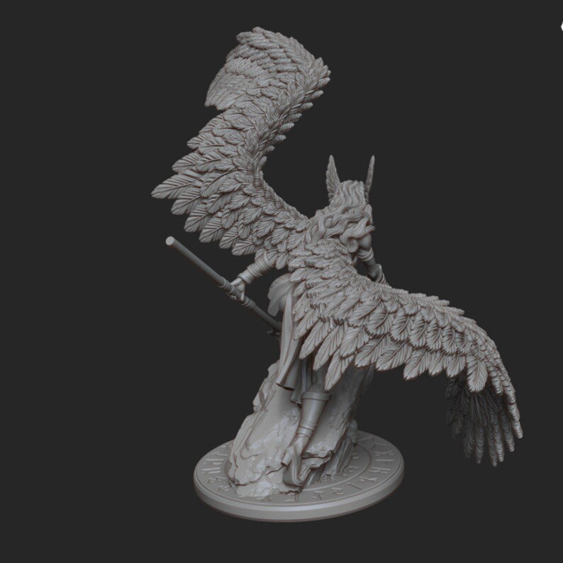 Norse Gods: Valkyrie, by Surt_studios Statue/idol/figure Heathen/pagan ...