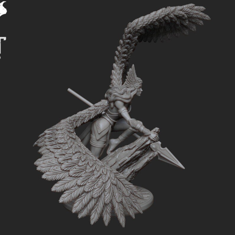 Norse Gods: Valkyrie, by Surt_studios Statue/idol/figure Heathen/pagan ...