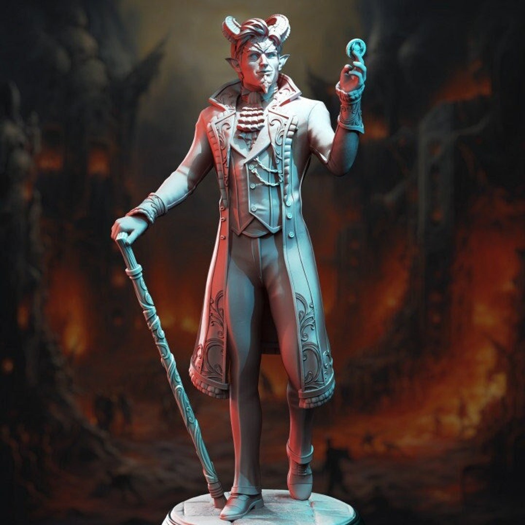 Tiefling Warlock Dnd Pathfinder Fiend Genie Great Old One Shadow ...