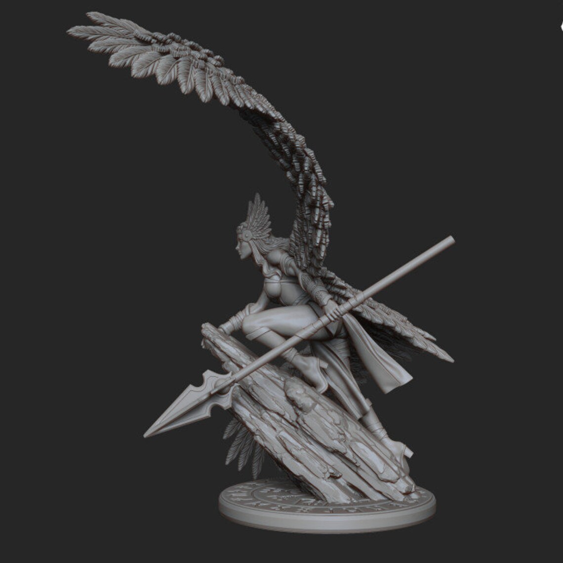 Norse Gods: Valkyrie, by Surt_studios Statue/idol/figure Heathen/pagan ...